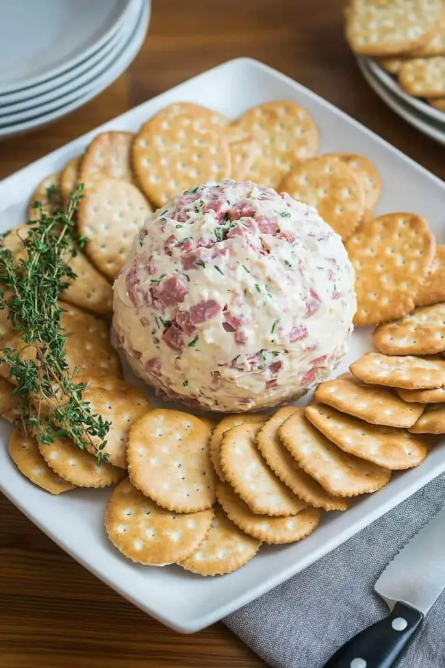 The Perfect Creamed Chipped Beef Cheese Ball Recipe for Parties - The ...