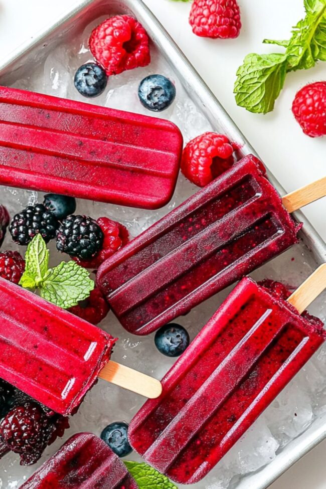 Bright & Cool Low Carb Keto Popsicles (Sugar-Free) - The Dream Cafe