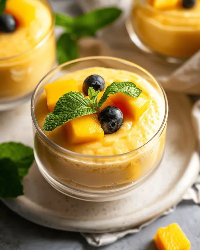 Sweet Tropical Delight: Smooth Mango Mousse Recipe - The Dream Cafe